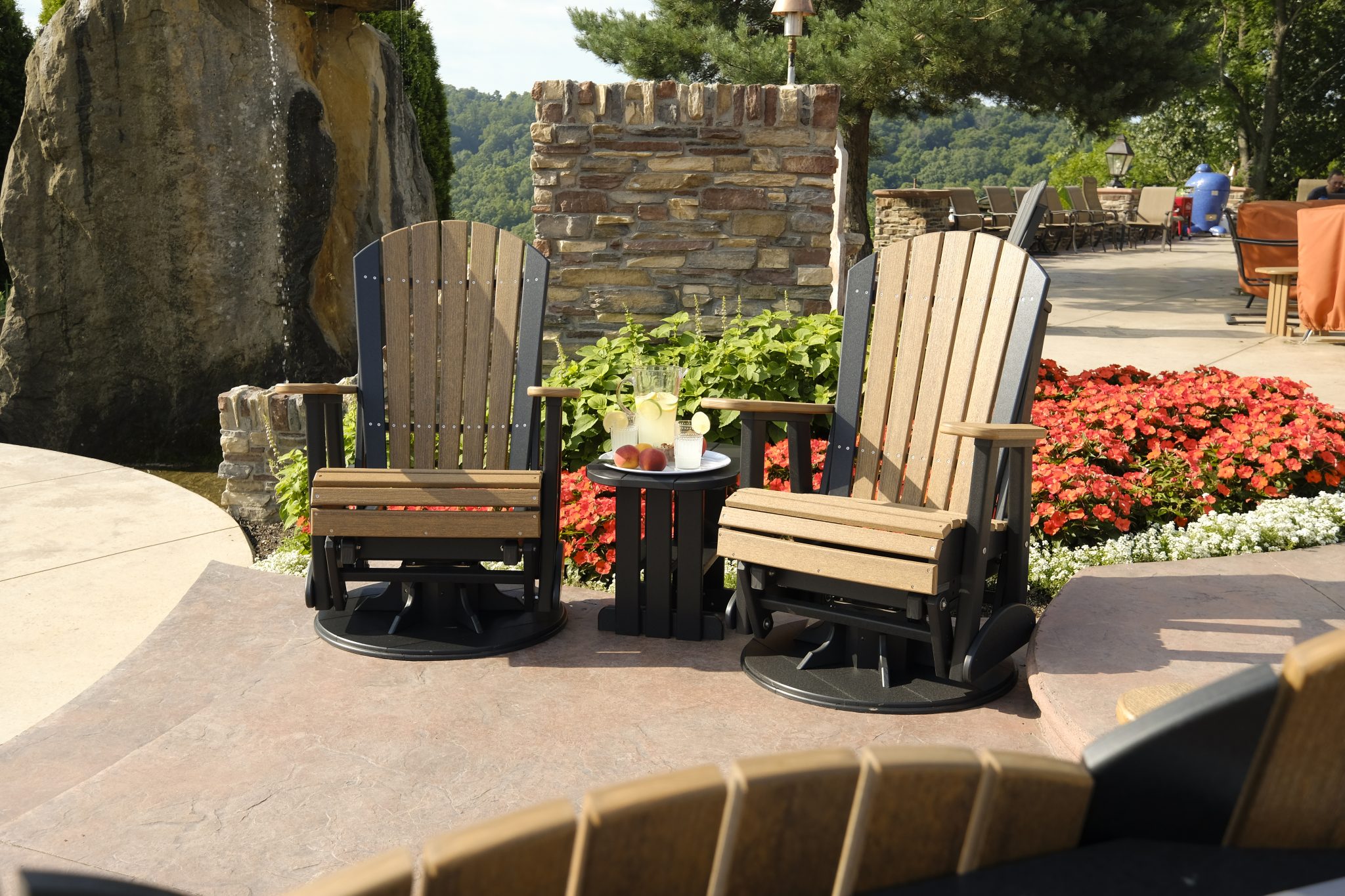 2' Adirondack Swivel Gliders - Outdoor Living & BBQ