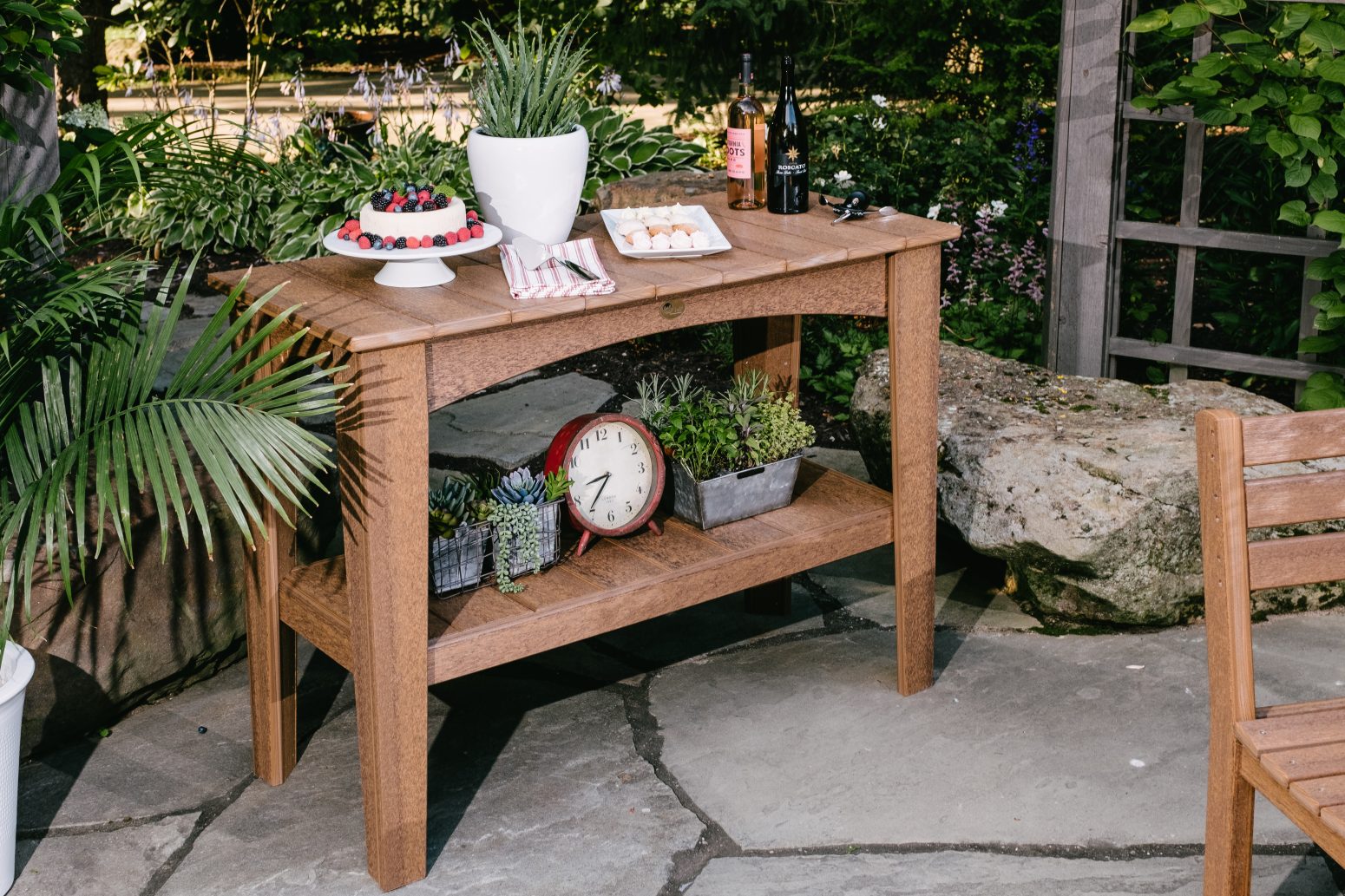 Island Buffet Table - Outdoor Living & BBQ